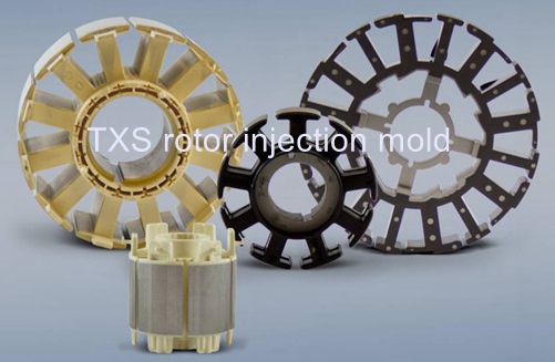 precision rotor injection mold plastic parts PBT molding