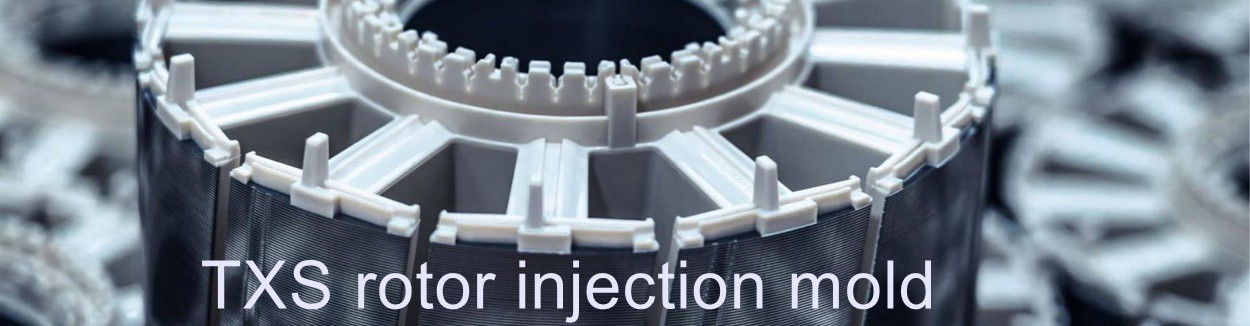 precision rotor injection mold plastic parts PBT molding