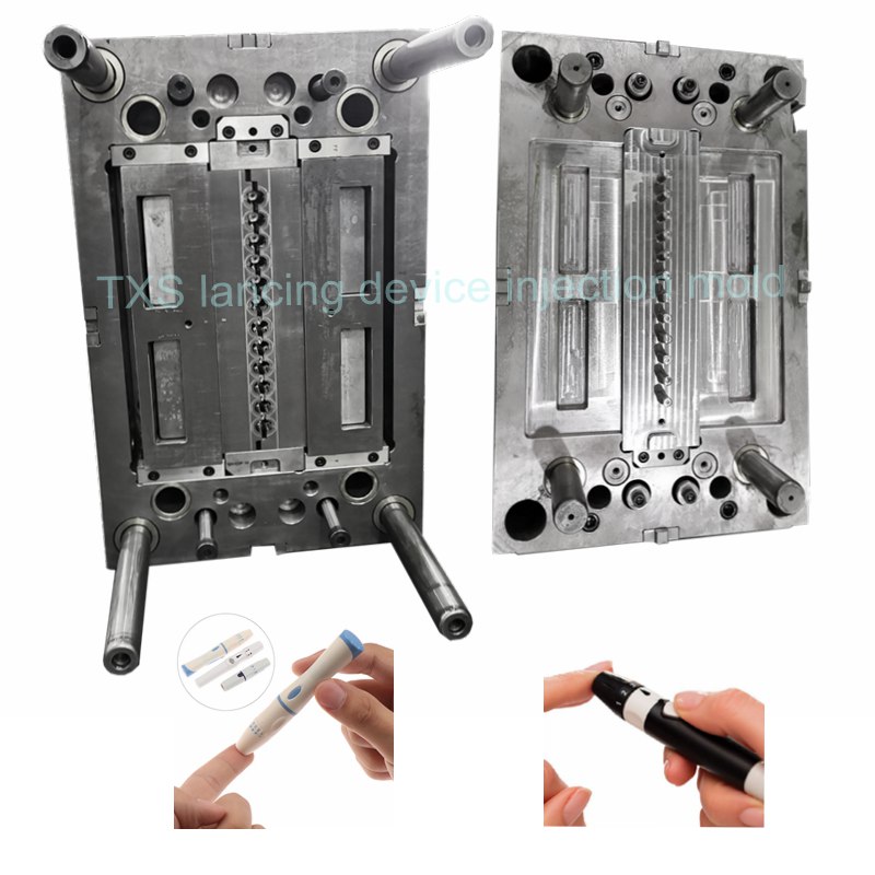medical lancing device injection mold