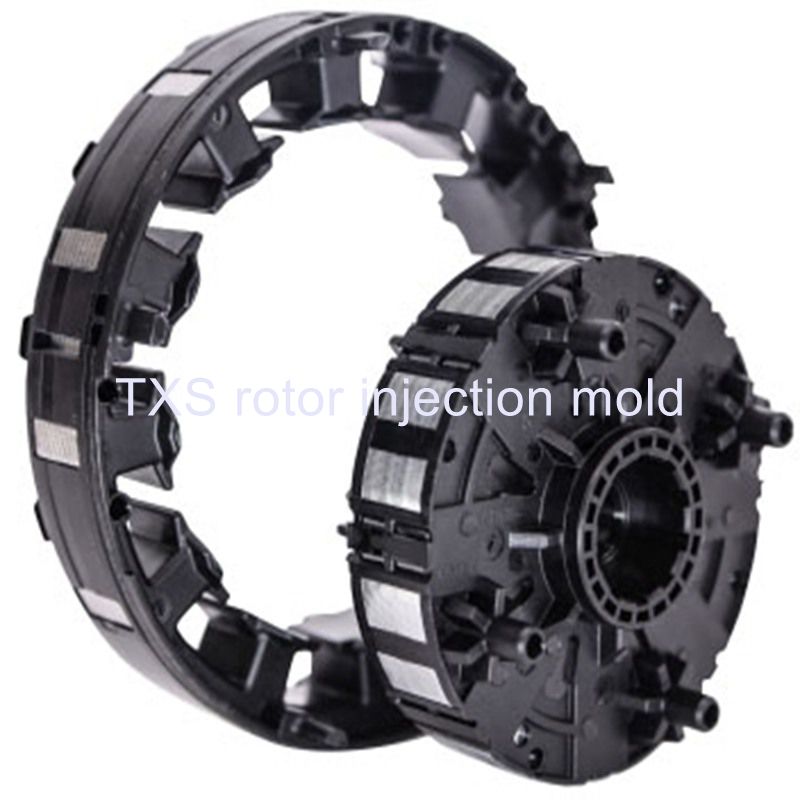 precision rotor injection mold plastic parts PBT molding