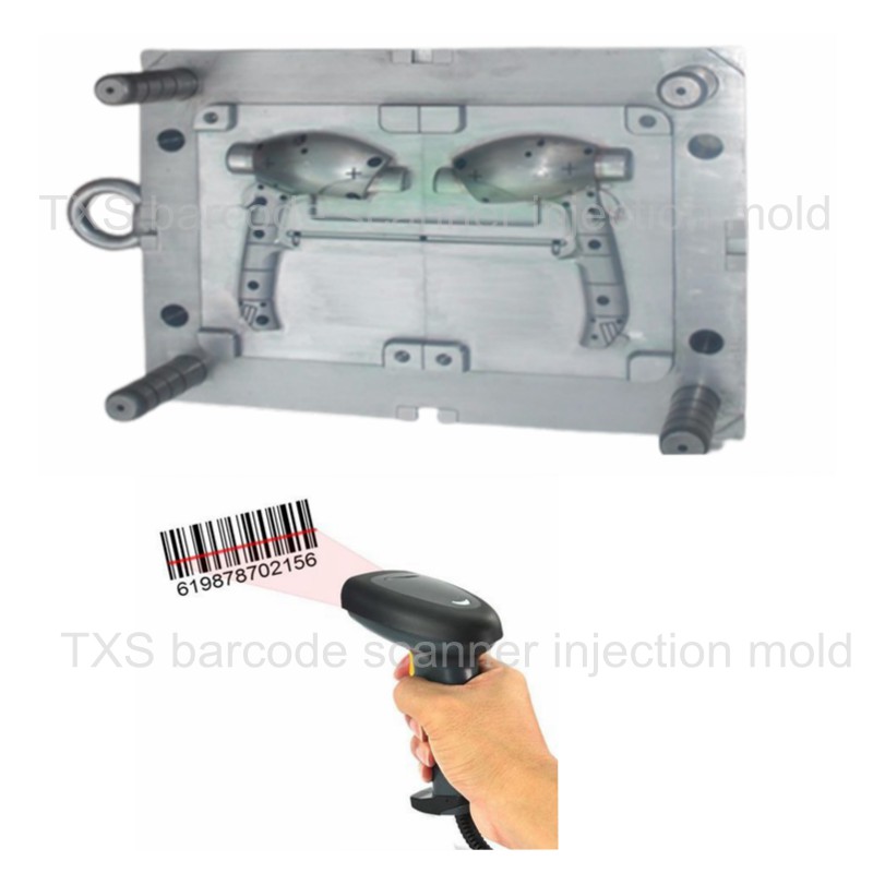 precision barcode scanner shell plastic injection mold