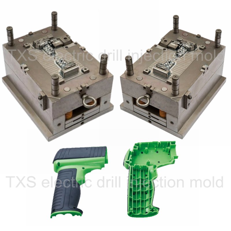precision electric drill housing plastic injection mold