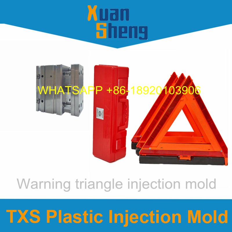 precision warning triangle plastic injection mold and moulding mould tools