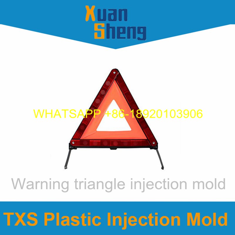 precision warning triangle plastic injection mold and moulding mould tools